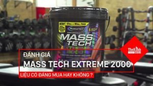 Review Mass Tech Extreme 2000 - Siêu sữa tăng cân của MuscleTech