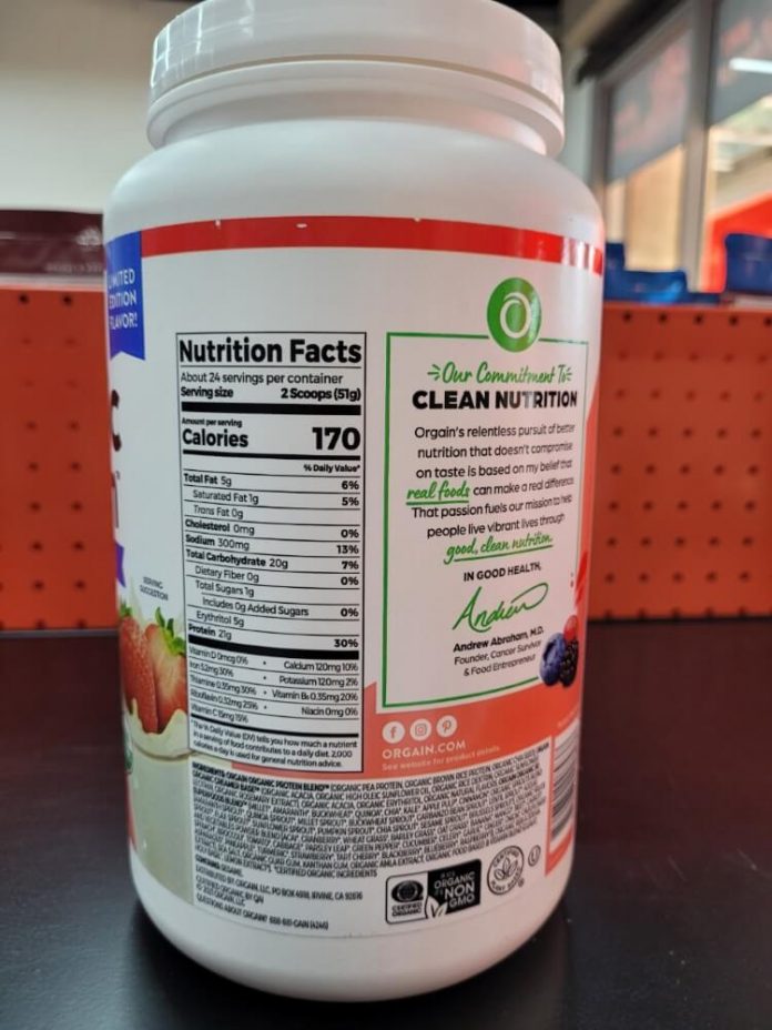 Review Whey thực vật Orgain Organic Protein, ăn chay tập gym nhất định ...